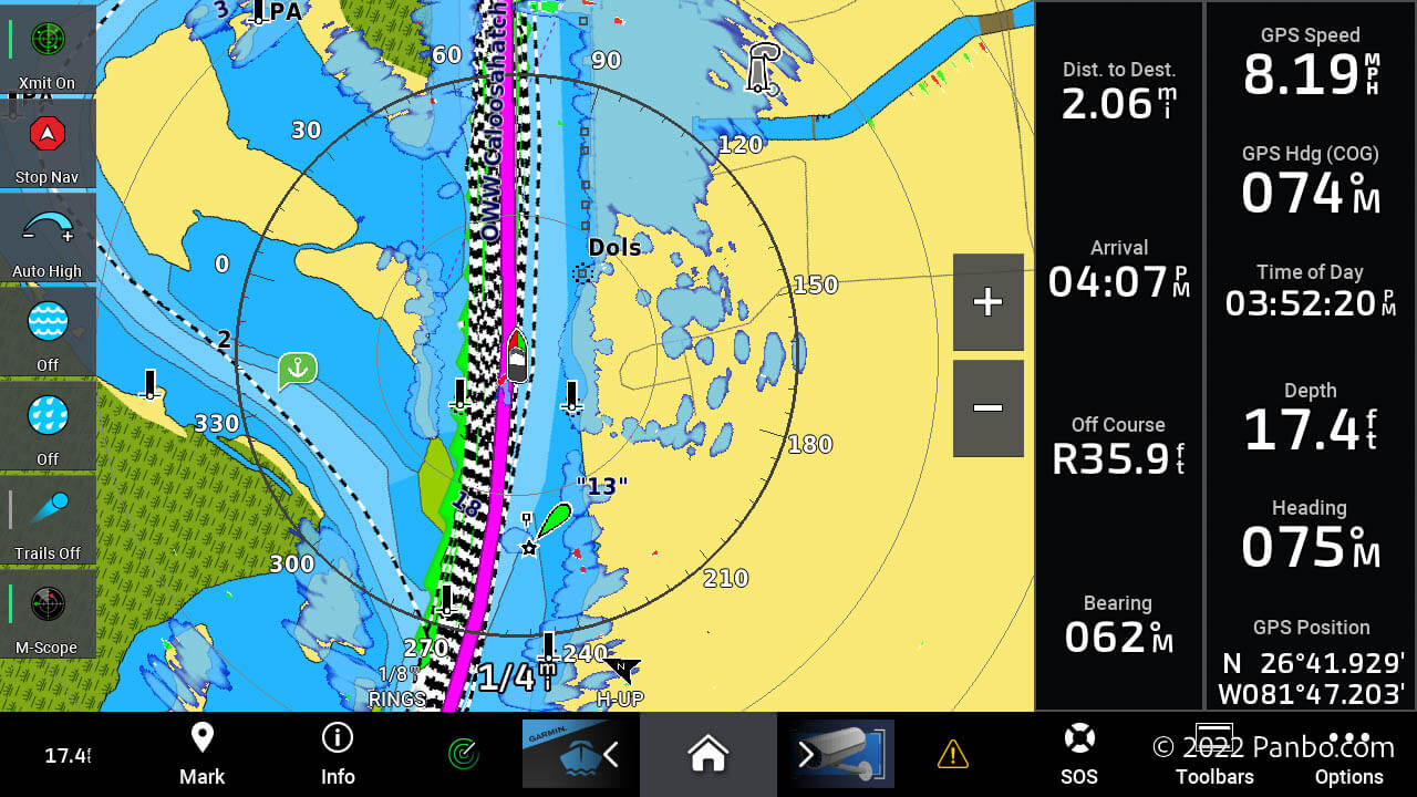 Garmin, Raymarine and Simrad Enclosed Radar Comparison. - Shotgun ...