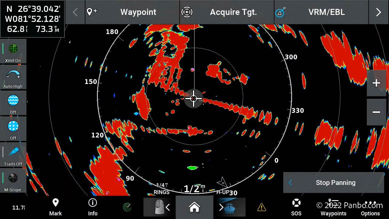 Garmin, Raymarine and Simrad Enclosed Radar Comparison. - Shotgun Marine Services